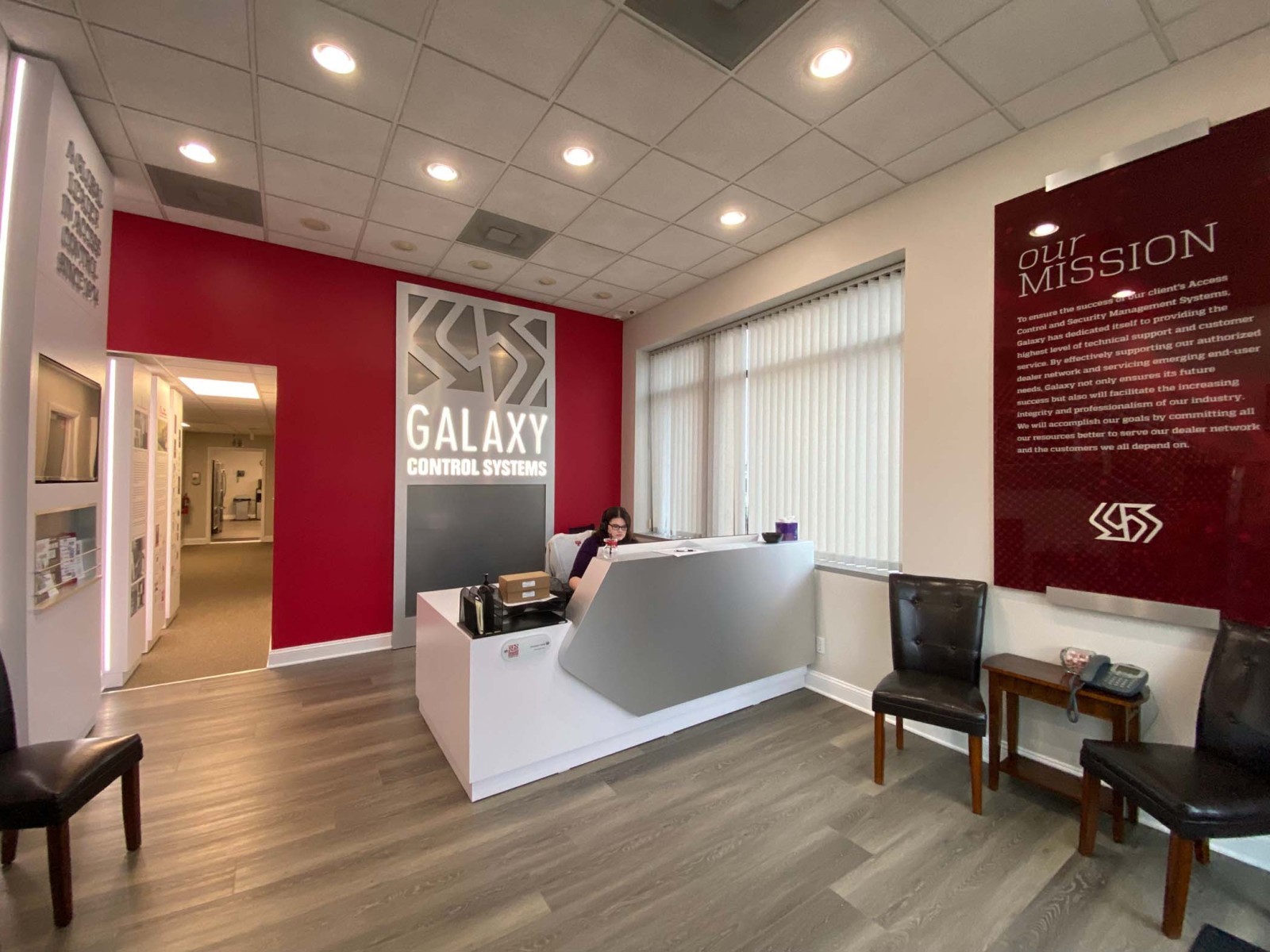 Custom Branded Reception Desk Displays | Adler Display