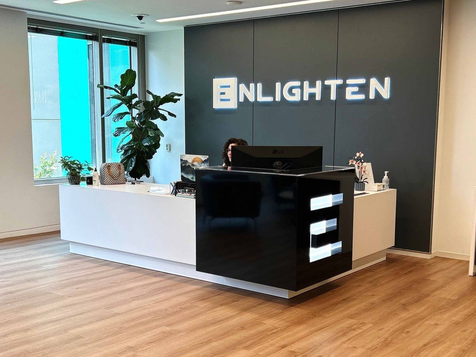 Custom Branded Reception Desk Displays | Adler Display