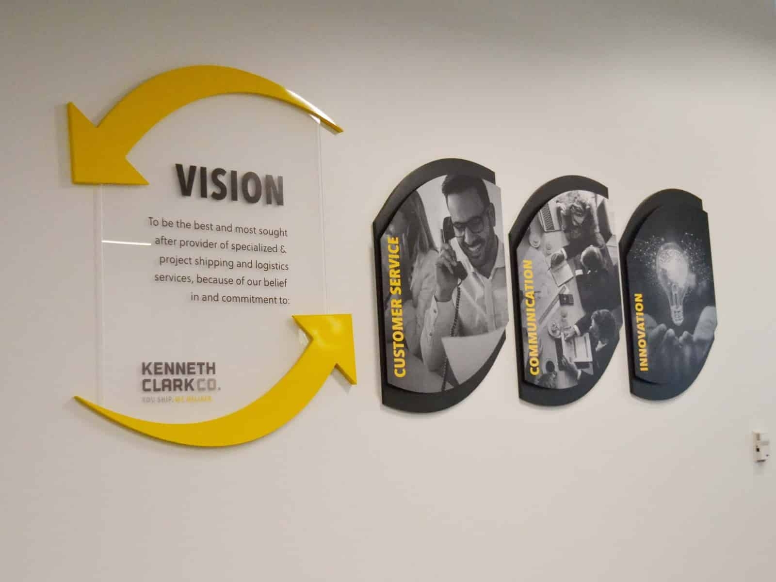 Mission & Vision Displays Come to Life with Adler Display
