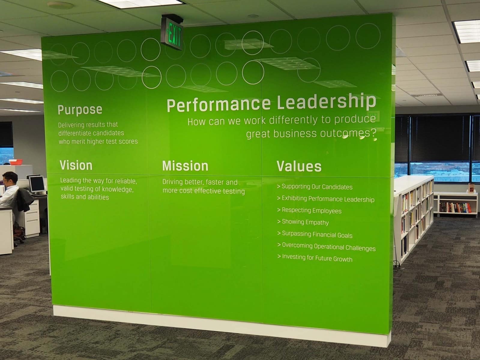 Mission & Vision Displays Come to Life with Adler Display