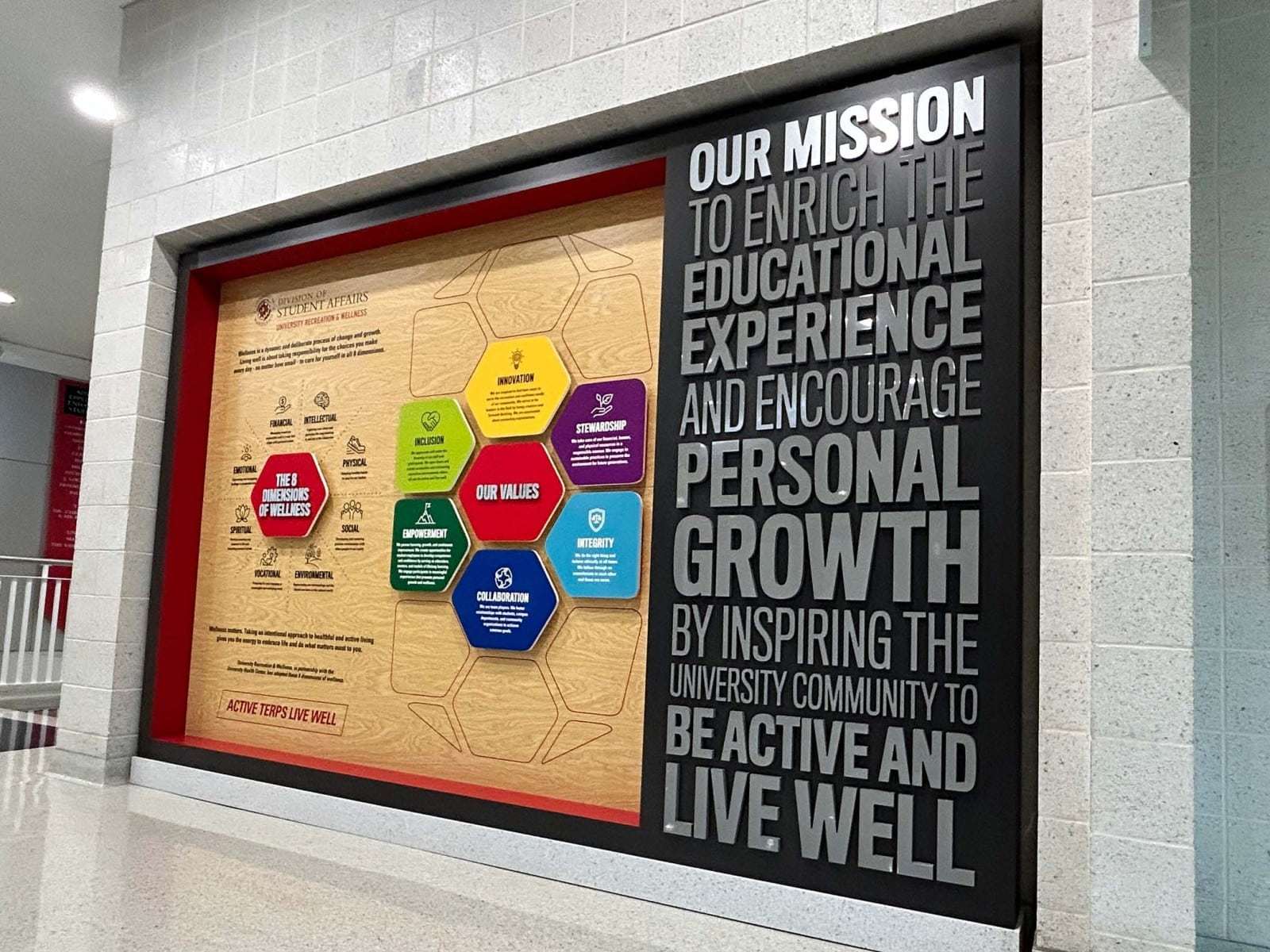 Mission & Vision Displays Come to Life with Adler Display