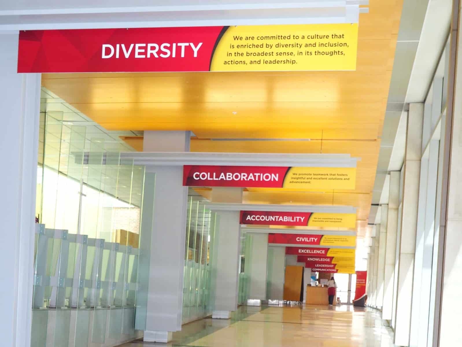 Mission & Vision Displays Come to Life with Adler Display