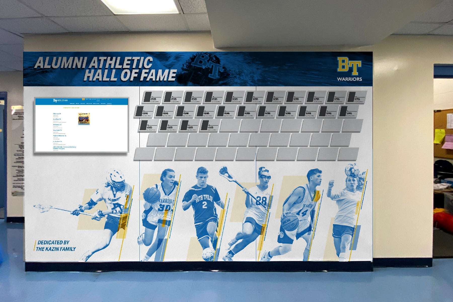 Wall of Fame Displays, Custom | Adler Display in Maryland