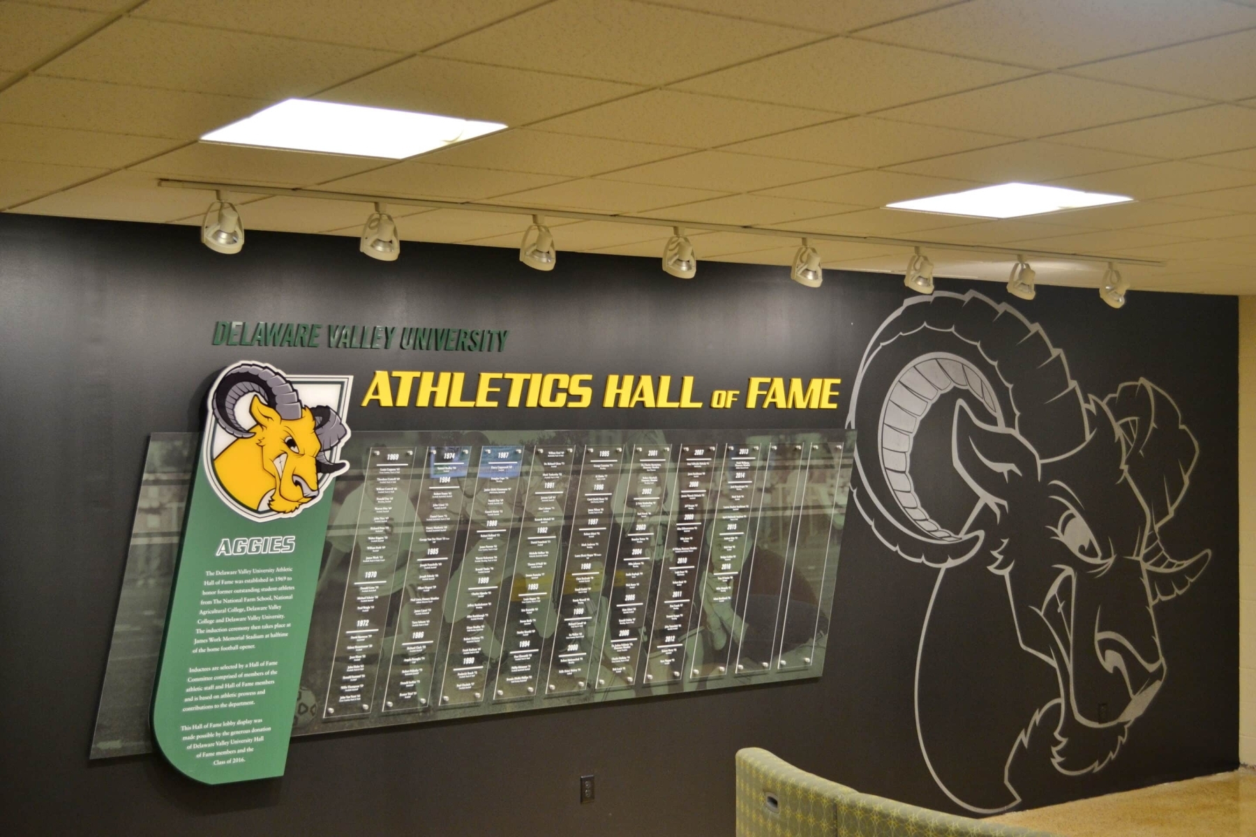Wall of Fame Displays, Custom | Adler Display in Maryland