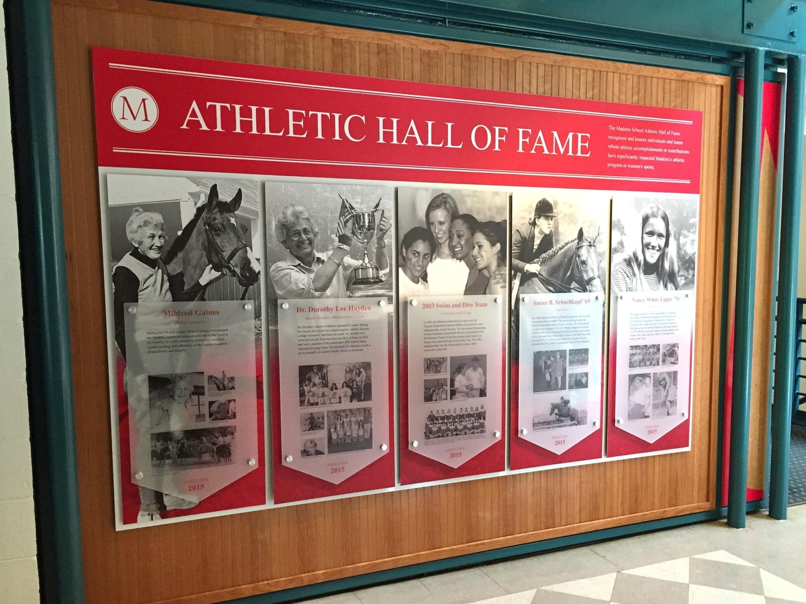 Wall of Fame Displays, Custom | Adler Display in Maryland