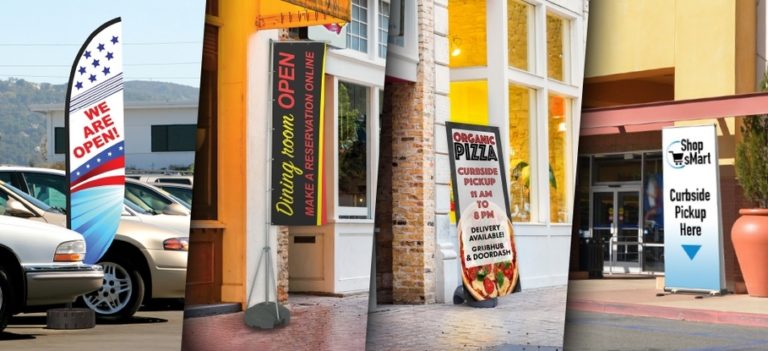 Curbside Signs, Custom | Adler Display in Maryland