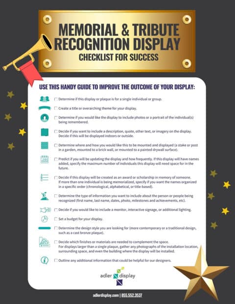 Recognition Displays | Adler Display in Maryland